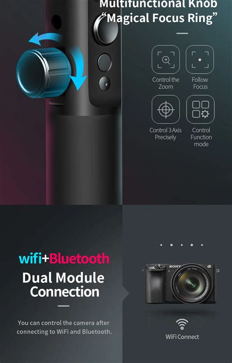 Feiyutech G6 плюс 3-осевой Карманный стабилизатор для экшн-камеры Gopro ...
