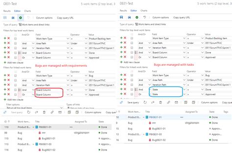 Tfs Query Shared Fields On Work Items And Direct Links Stack Overflow