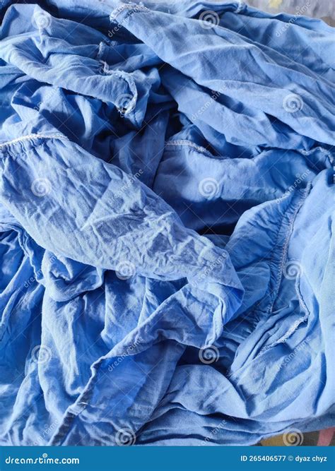 Wrinkles On Clothes That Have Not Been Ironed Stock Image Image Of