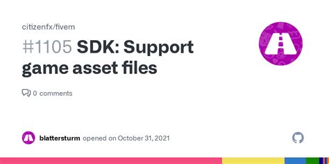Sdk Support Game Asset Files · Issue 1105 · Citizenfxfivem · Github