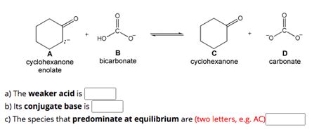Solved A B C D Cyclohexanone Bicarbonate Cyclohexanone