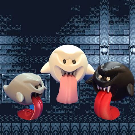 Файл Stl Mario Boo Ghost Fantasma De Super Mario 👻 ・Дизайн для