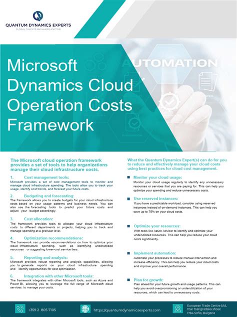 Cloud Cost Management Framework Pdf Cloud Computing Microsoft Azure
