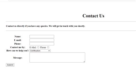 how to create contact form with django and sqlite