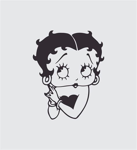 Betty Boop Tattoo Stencil Printable Calendars At A Glance