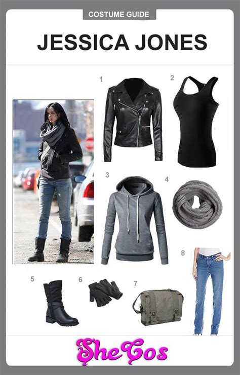 Get Ready To Show Your Power In Jessica Jones Costume Shecos Blog