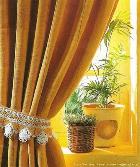 Needlework.: Tiebacks.... ПОДХВАТЫ ДЛЯ ШТОР