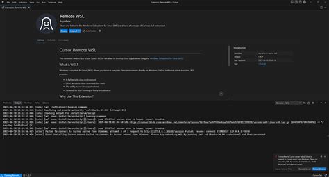 Cursor Not Working With Wsl Bug Reports Cursor Community Forum