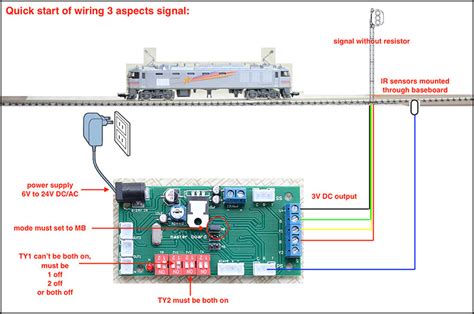1 x model railway block signal controller by train detector auto crossing system ebay