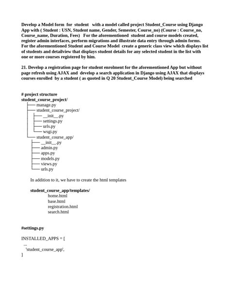 Django Prepared Pdf Hypertext Web Software