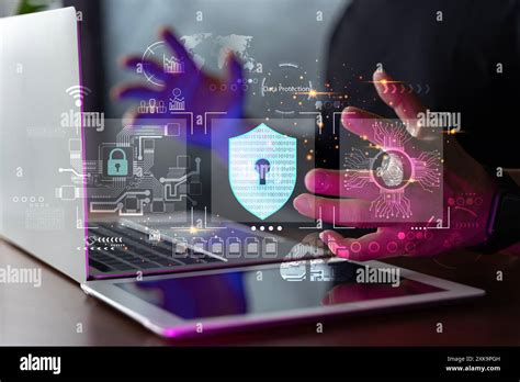 Data Protection From Hackers Network Security System Personal Data