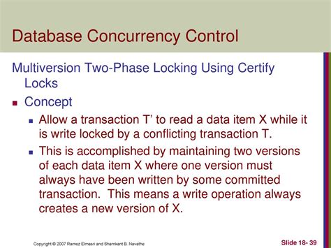 Concurrency Control Techniques Ppt Download