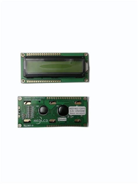 Hedlcd Model Name Number Hed1602 12ayg 5 0v Lcd Display Module Green At ₹ 220 Piece In Dombivli