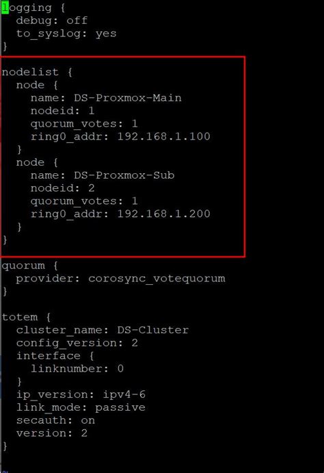 Pve Node에서 Cluster 연결 안될때 해결방법
