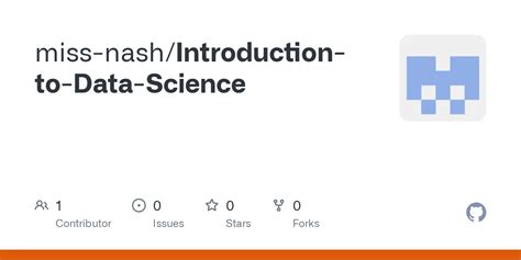GitHub Miss Nash Introduction To Data Science