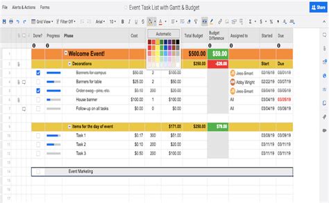 So Erstellen Sie In Excel Eine Zeitachse Vorlage Und Tutorial Smartsheet
