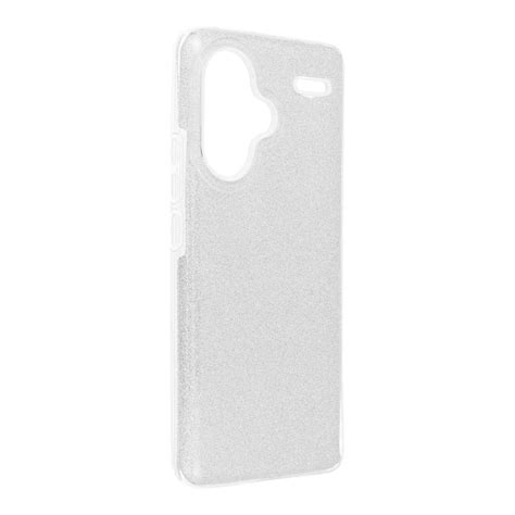 Capa Xiaomi Redmi Note 13 Pro Plus 5G Gel Brilhantes Alta Qualidade Prateado Capas De