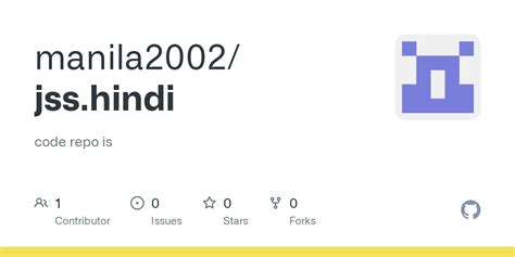Github Manila2002jsshindi Code Repo Is
