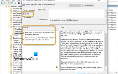 Data Drive Specified Is Not Set To Automatically Unlock Bitlocker