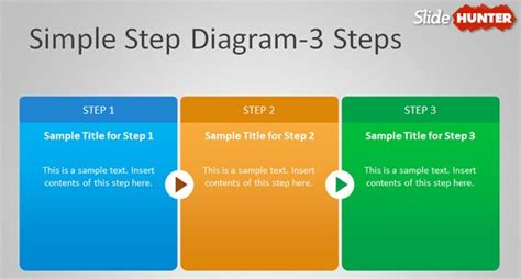 Free Simple Step Diagram For PowerPoint