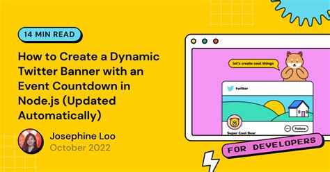 How To Create A Dynamic Twitter Banner With An Event Countdown In Node