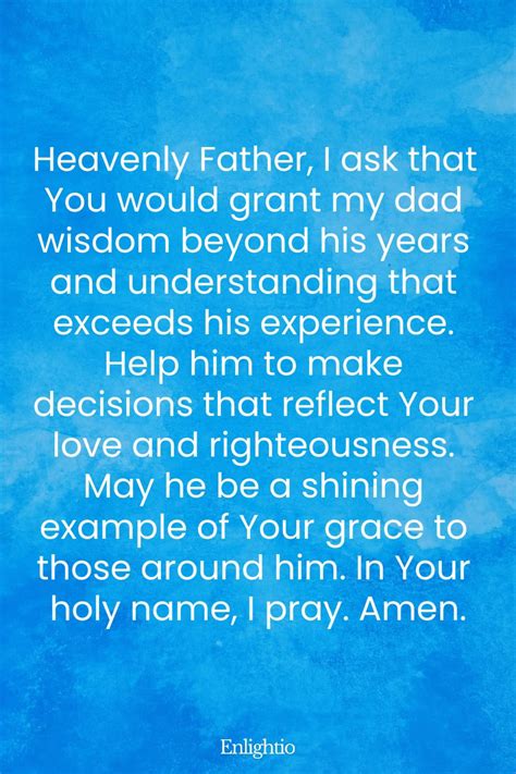 Prayers For Dad 20 Heartfelt Examples