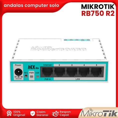 Jual Routerboard Mikrotik Rb750 R2 Router Wifi Mikrotik Hex Lite Routerboard Rb 750r2 Shopee