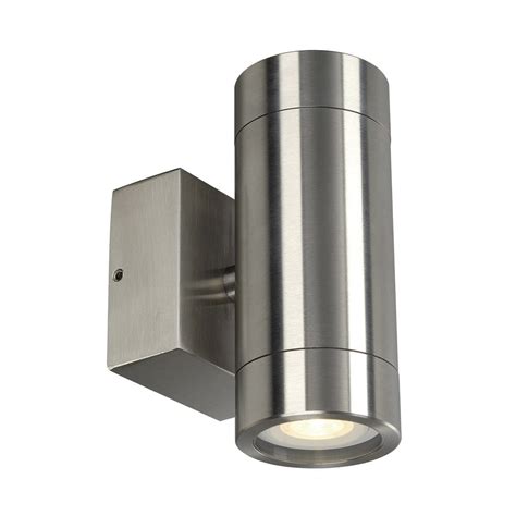 233302 SLV ASTINA STEEL светильник настенный IP44 2х ламп 35W, сталь ...