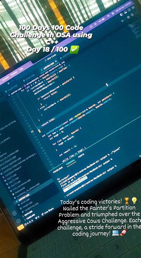 Day 18 Of 100daysofcode Tackled Painters Partition Problem