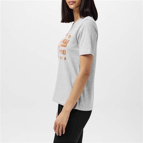 Superdry Superdry Vi Graphc T Ld41 Glacier Grey