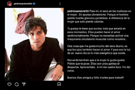 Pedro Suárez Vértiz Inició El 2023 Con Polémico Post “las Mujeres Son