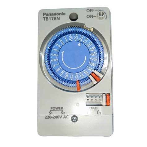 Panasonic Timer Switch 220v 60hz Tb178n 24 Hours Timer Switch 15a 220v 3 Pins On Off Tb178n