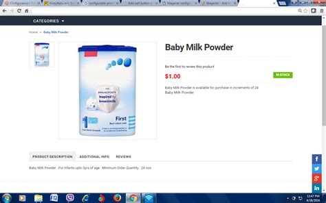 Magento Add To Cart Button Missing In Configurable Products Stack