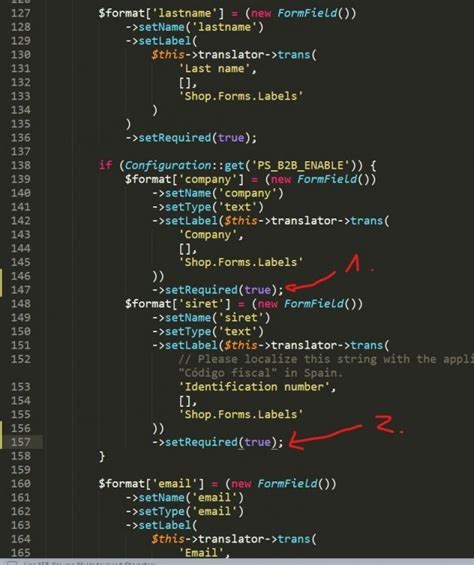 How To Add Address And Company Info During Registration In Prestashop 1751 Core Developers