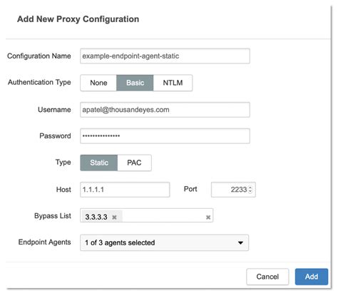 Endpoint Agent Proxy Configuration For Scheduled Tests Thousandeyes