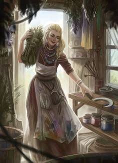 28 Dnd Herbalist Botanist Florist Herbalism Ideas In 2022 Concept Art