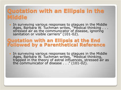 PPT MLA TIPS PowerPoint Presentation Free Download ID 2086913