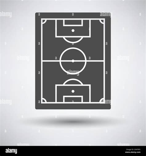 Icon Of Aerial View Soocer Field Icon Of Aerial View Soocer Field On