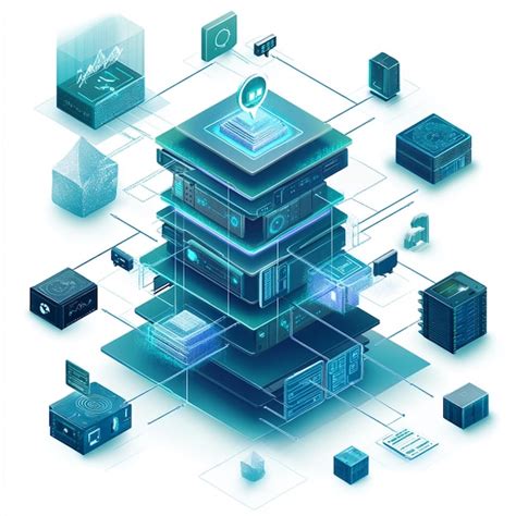 A Diagram Of A Multilayered Security Strategy With Different Defenses Premium Ai Generated Image