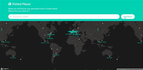 let s build full stack visited places app — node js api mongodb and mapbox by sander de