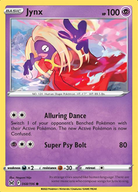 Jynx Lost Origin Common Pokemon Tcg Digitaltq