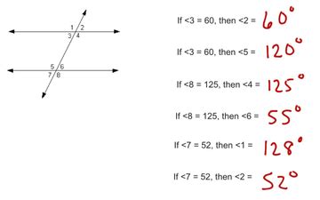 Using Angles Relationships To Find Missing Measures Educreations