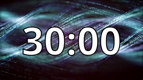 30 Minute Timer With Music Abstract Timer Youtube
