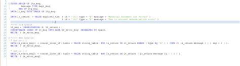 Sap Abap New Syntax Populating Bapi Error Messages Is A Common