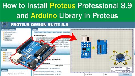 How To Install Proteus Professional 89 And Arduino Library In Proteus