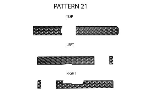 Laser Engraving Template For Glock 19 Slide Pattern 21 Top Left Right Etsy