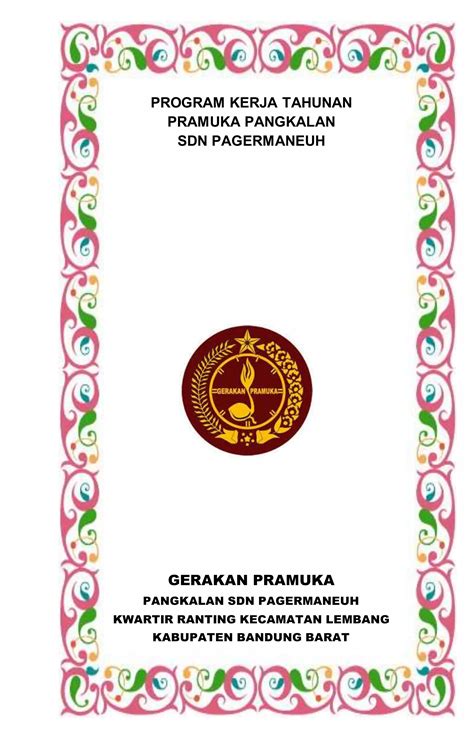 Program Kerja Tahunan Pramuka Docx