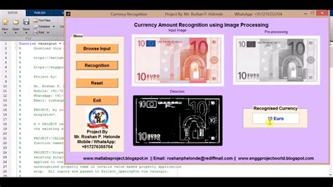 Currency Recognition Using Image Processing Matlab Project Source Code