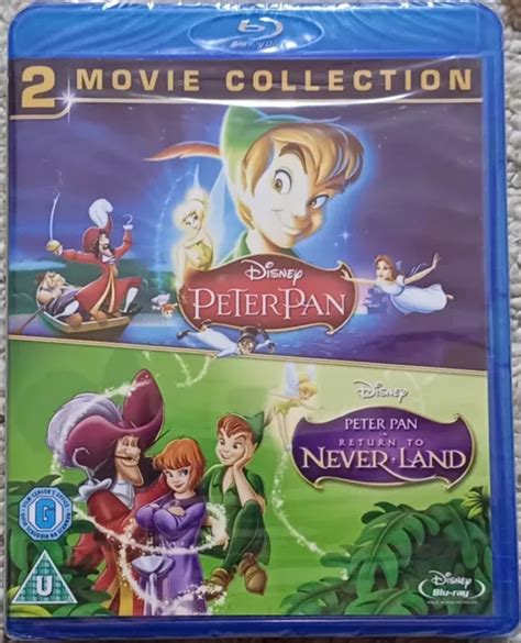 Peter Pan Return To Never Land Blu Ray Disney Movie Collection New Sealed Picclick Uk