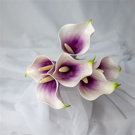 Picasso Mini Calla Lily Realistic Artificial Flowers